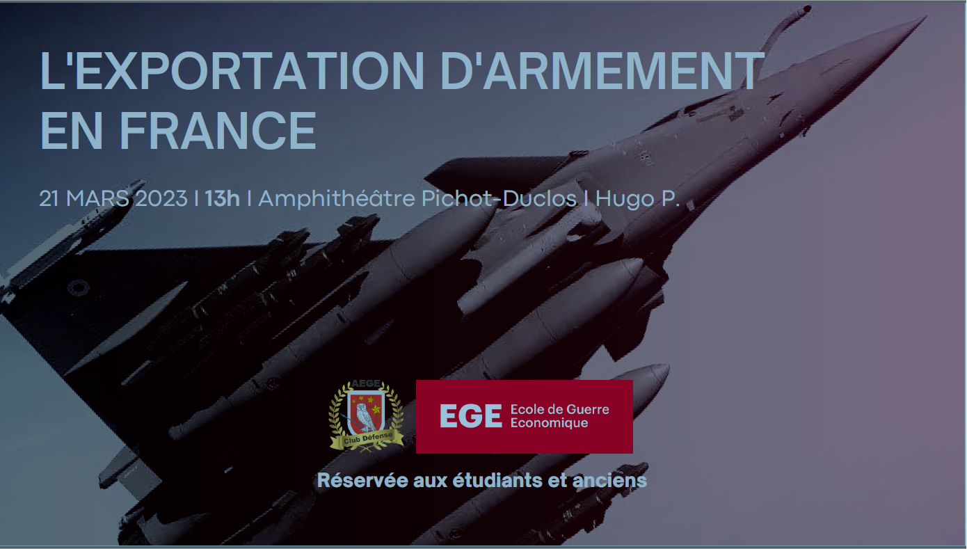 QuickClass : L'exportation d'armement en France_AEGE - Le réseau d'experts en intelligence ...
