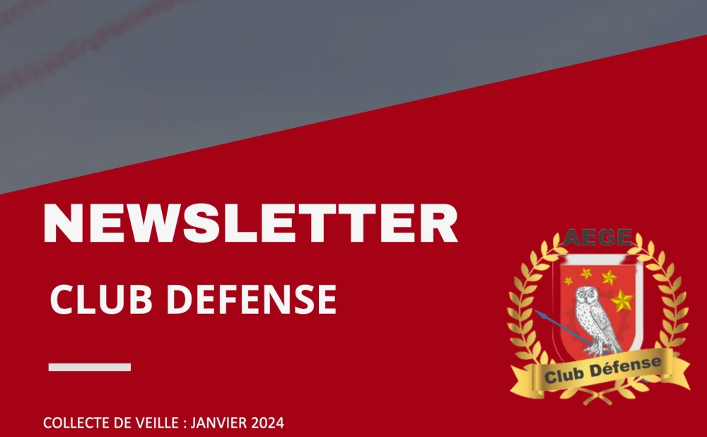 Newsletter Janvier - Club Défense